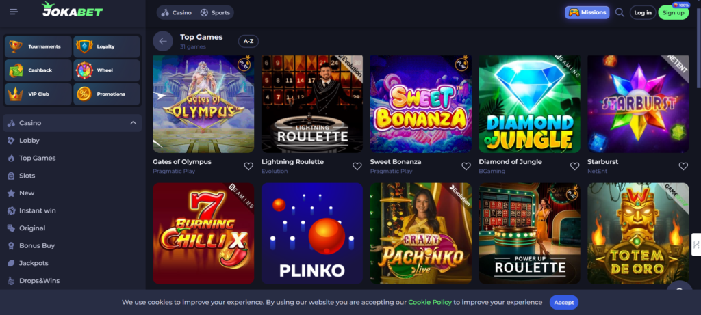 Jokabet Casino Review